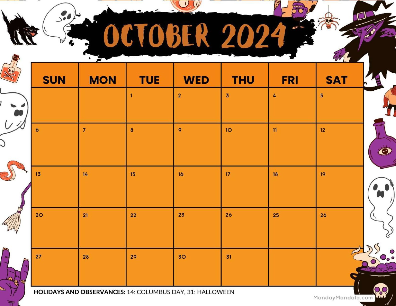 Printable Calendars For 2024 & 2025 (Free PDFs)
