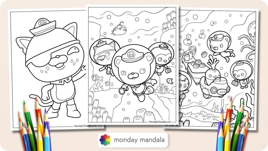 20 Octonauts Coloring Pages (Free PDF Printables)