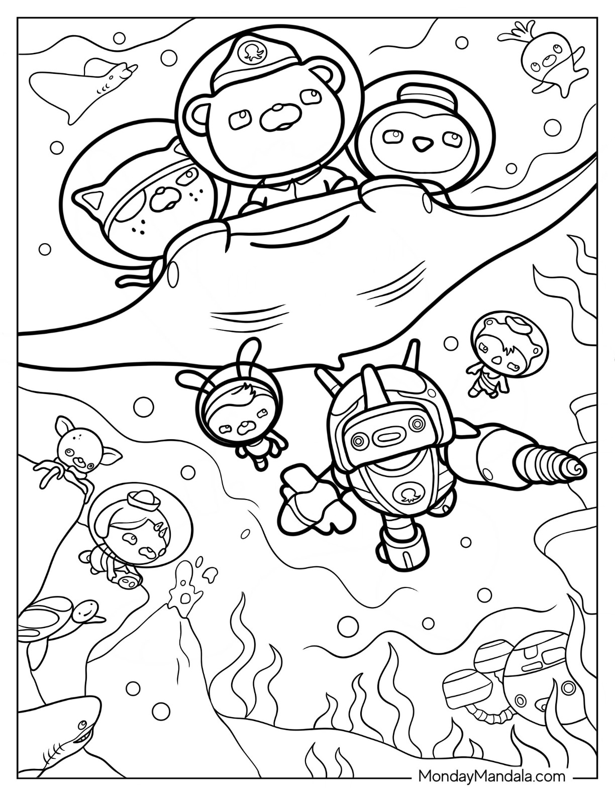 Octonauts Coloring Pages Dashiegames 2025 Octonauts Coloring Pages Dashiegames 2025