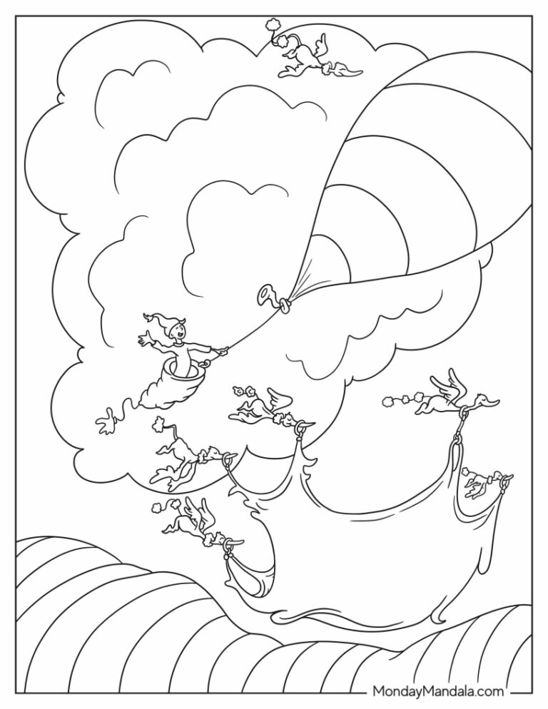 22 Dr. Seuss Coloring Pages (Free PDF Printables)