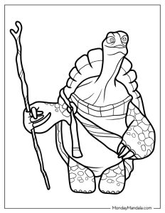 26 Kung Fu Panda Coloring Pages (Free PDF Printables)