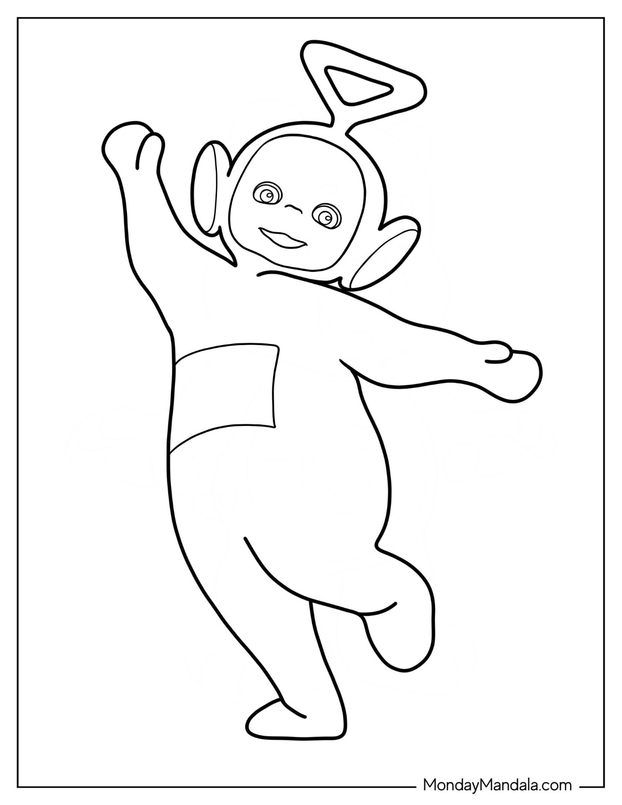 18 Teletubbies Coloring Pages FarasFeleena