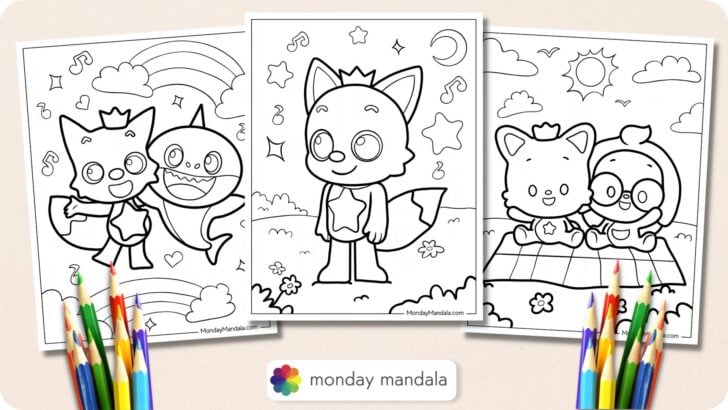 20 Pinkfong Coloring Pages (Free PDF Printables)