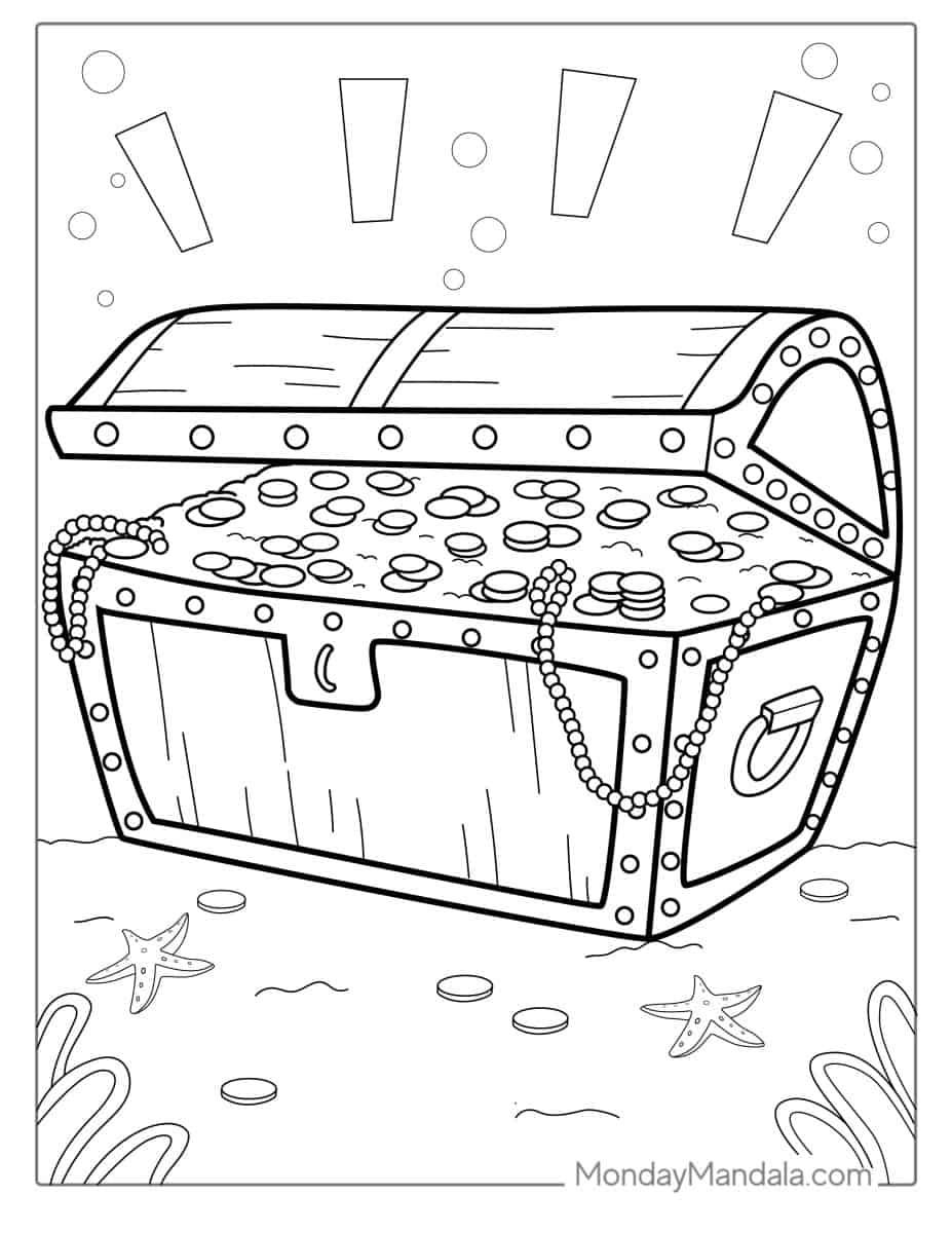 28 Pirate Coloring Pages (Free PDF Printables)
