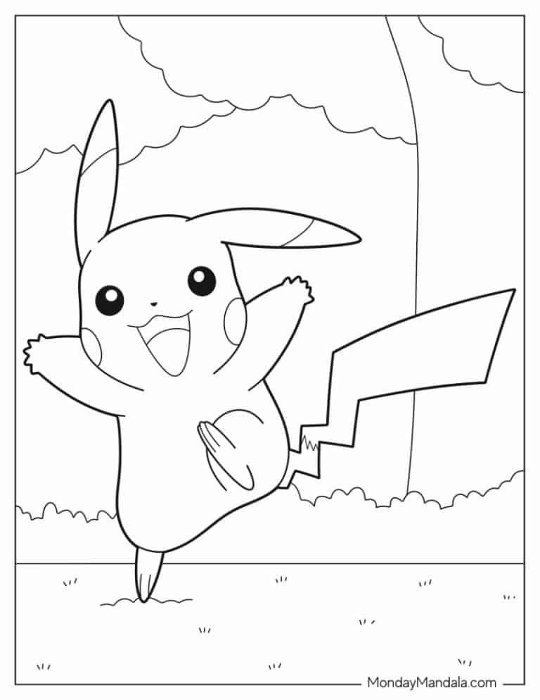 100 Pokemon Coloring Pages (Free PDF Printables)