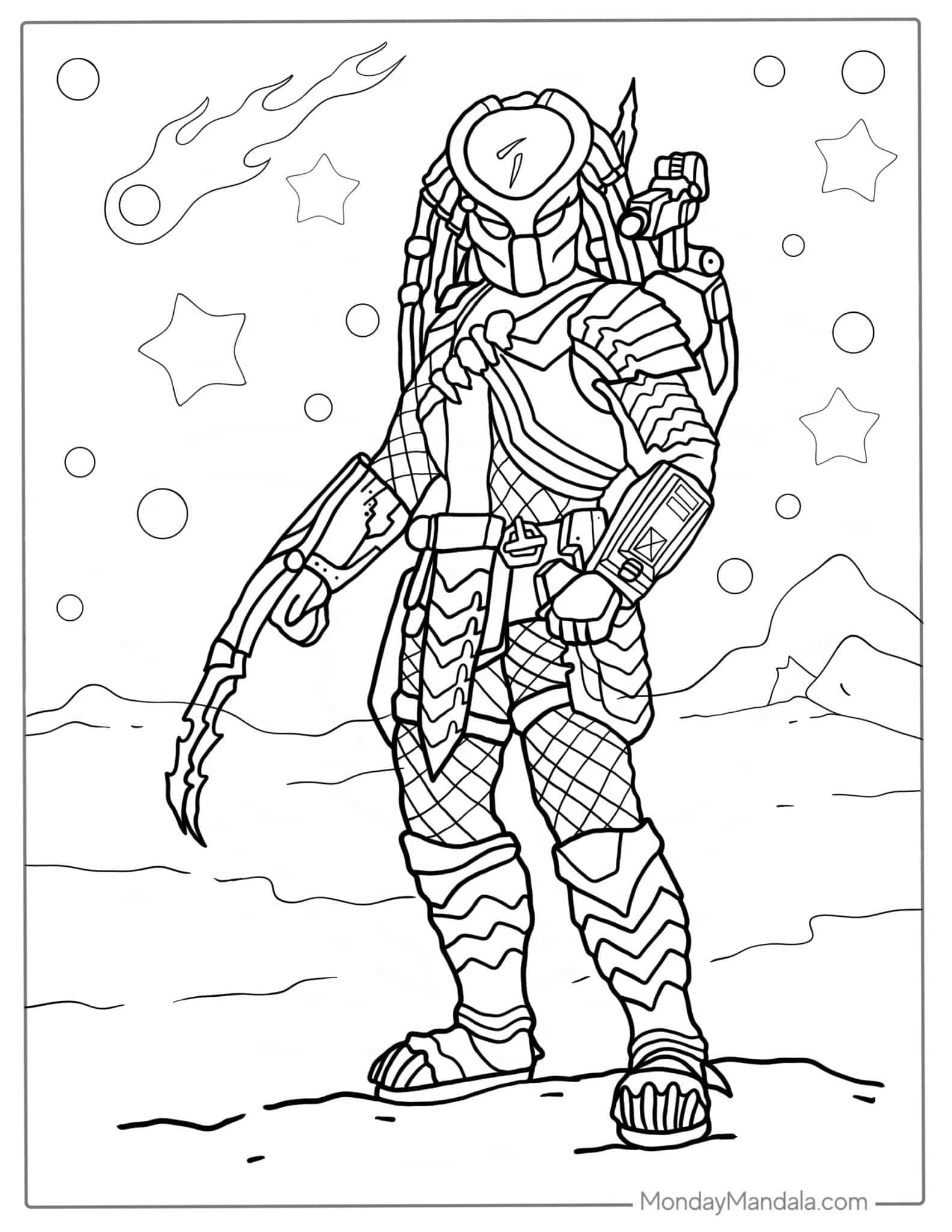 20 Alien Coloring Pages (Free PDF Printables)