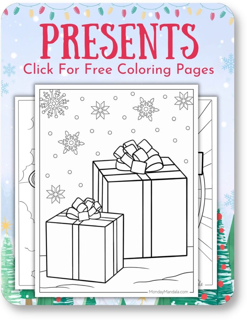 1,000 Christmas Coloring Pages (Free PDF Printables)