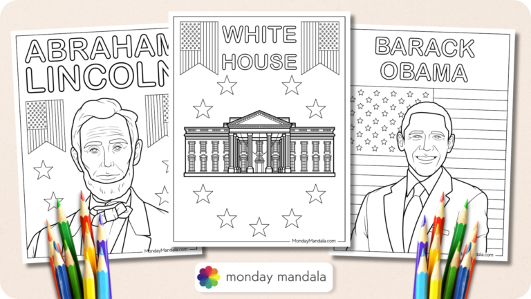 Day to Day Coloring Page - Monday Mandala