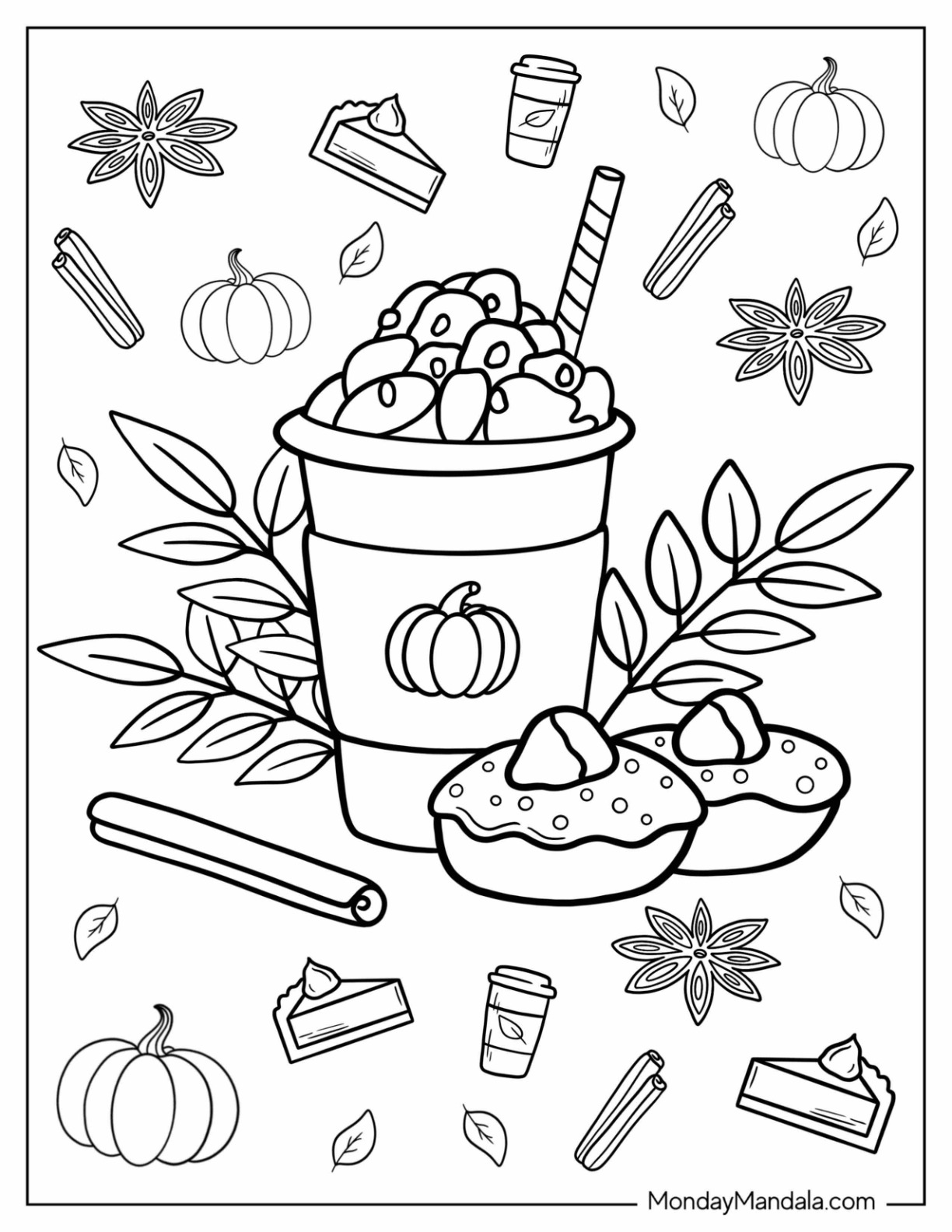 Fall Images Coloring Pages Embrace The Cozy Season With Creative Fun
