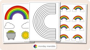 43 Rainbow Templates (Free PDF Printables)