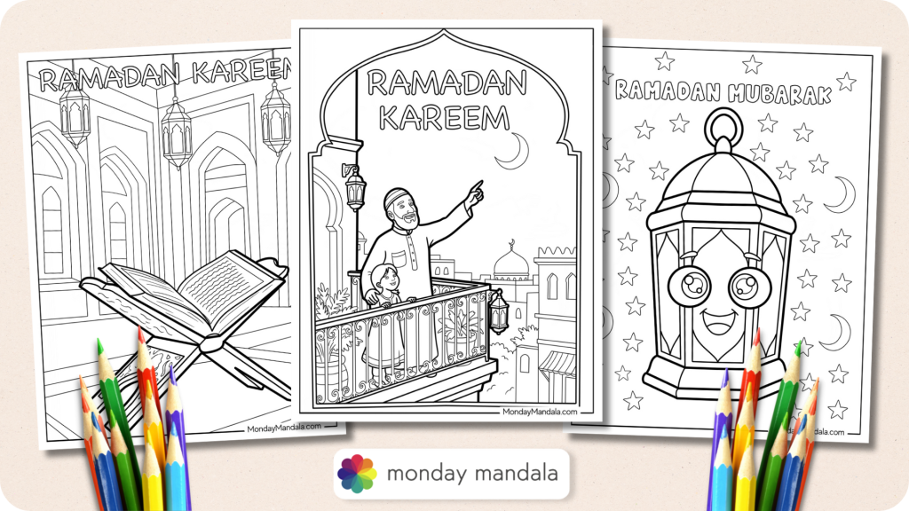 22 Ramadan Coloring Pages (Free PDF Printables)