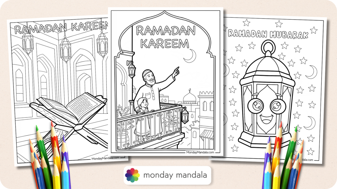 22 Ramadan Coloring Pages (Free PDF Printables)