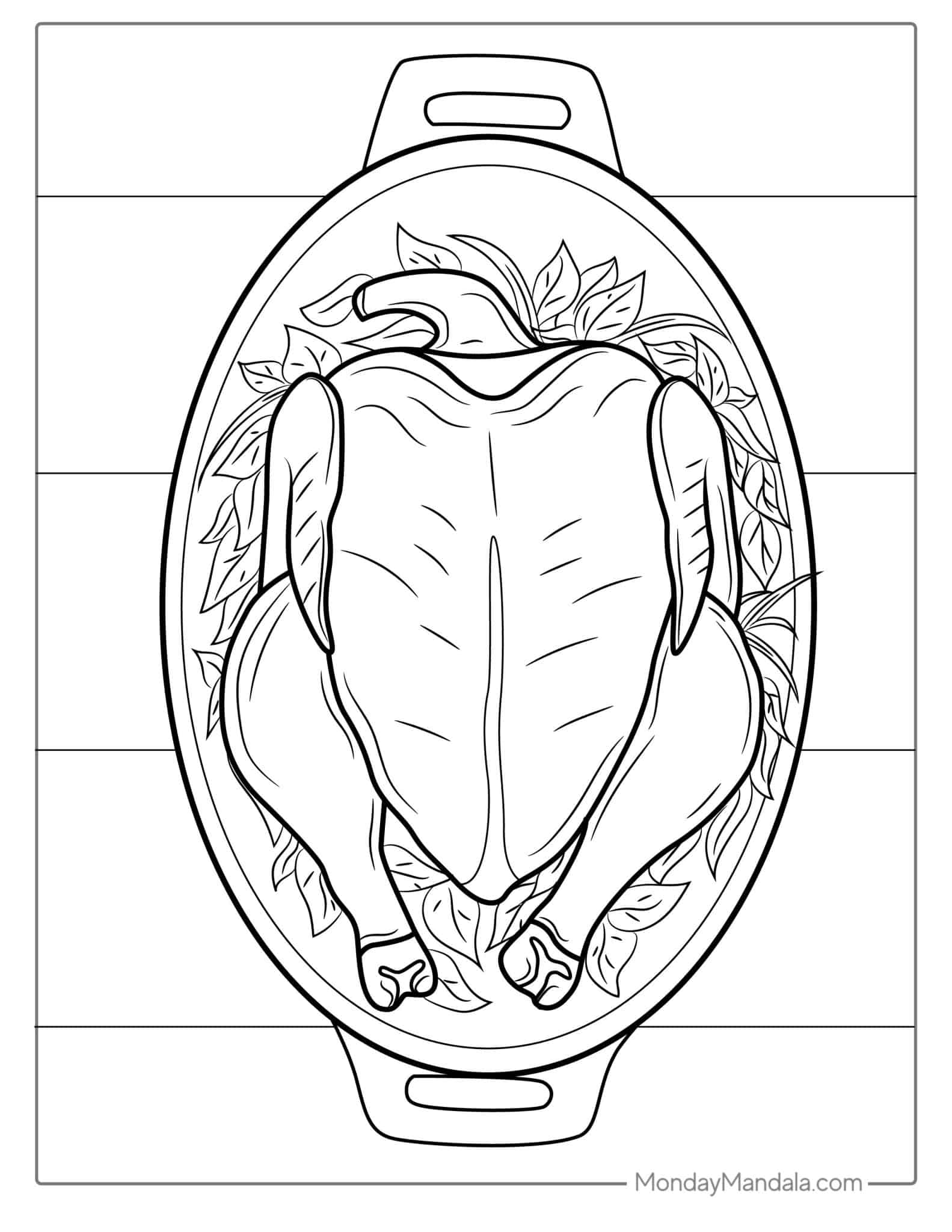 30 Food Coloring Pages (Free PDF Printables)