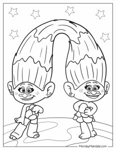 34 Trolls Coloring Pages (Free PDF Printables)