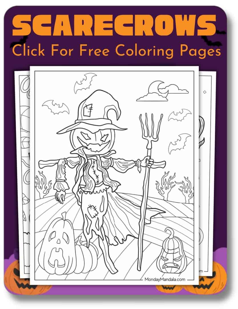 500 Halloween Coloring Pages (Free PDF Printables)