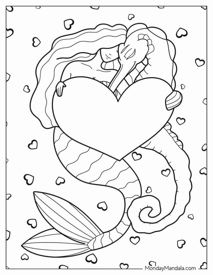 20 Seahorse Coloring Pages (Free PDF Printables)