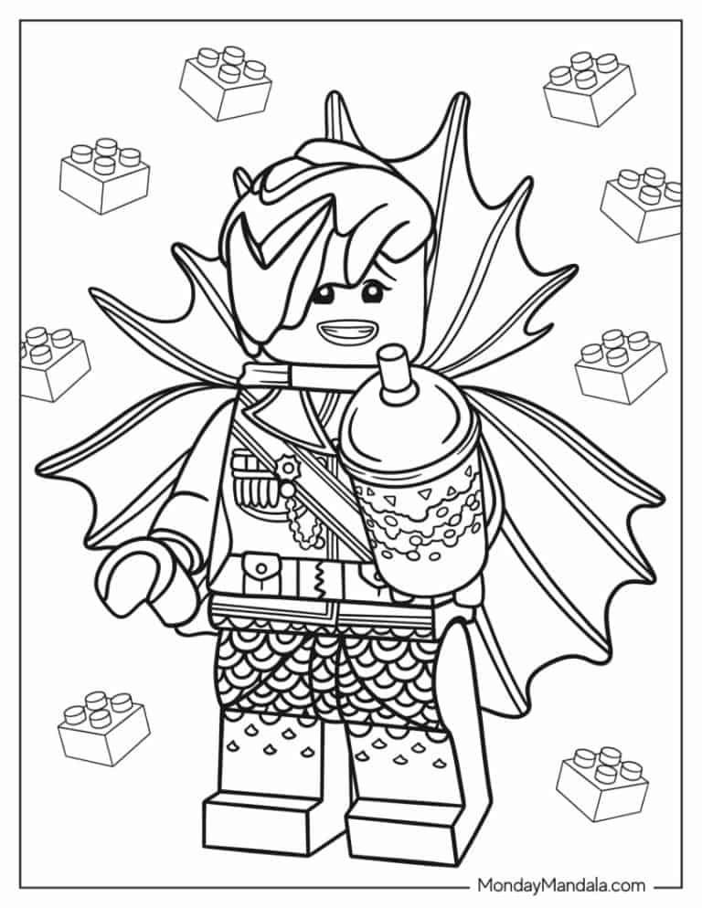 20 Lego Ninjago Coloring Pages (Free PDF Printables)