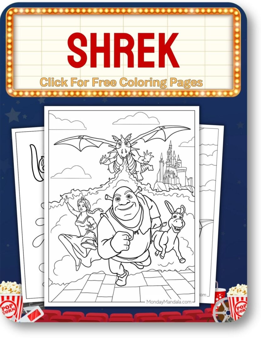 2,000 Kids Movie Coloring Pages (Free PDF Printables)
