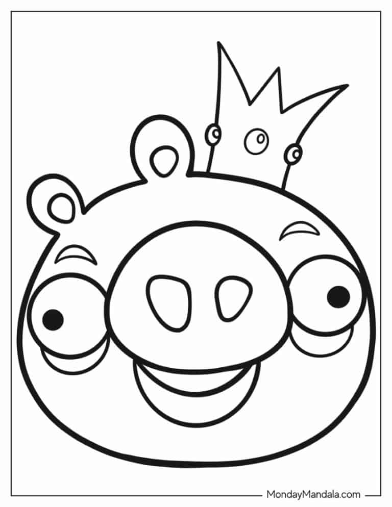 26 Angry Birds Coloring Pages (Free PDF Printables)