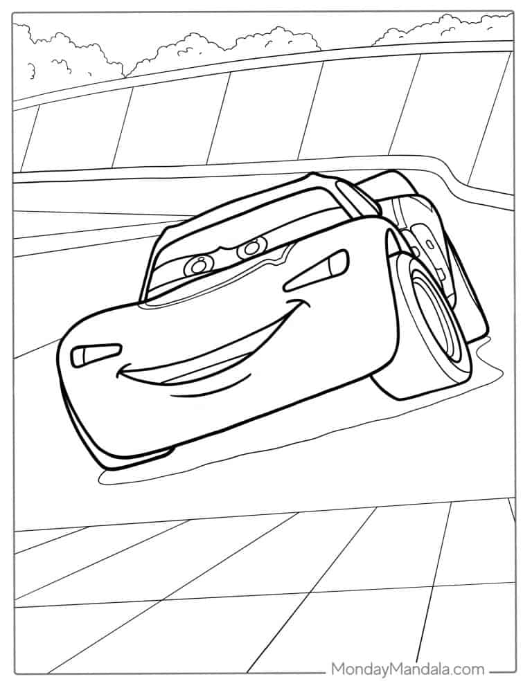 26 Lighting McQueen Coloring Pages (Free PDF Printables)