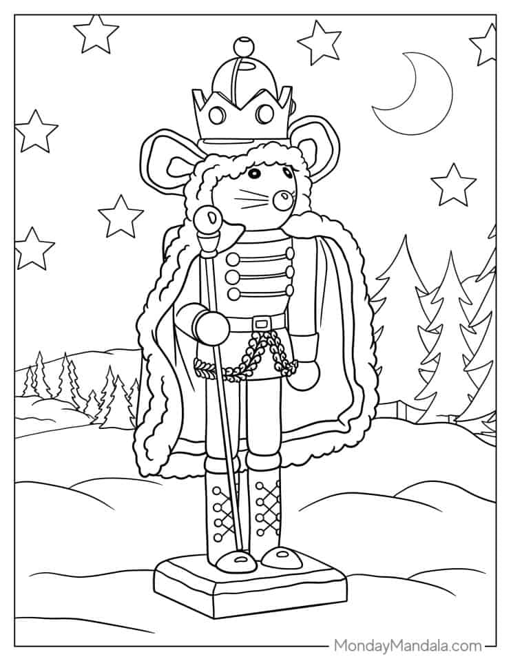 24 Nutcracker Coloring Pages (Free PDF Printables)