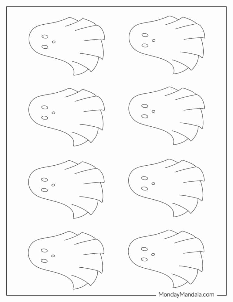 48 Ghost Templates (Free PDF Printables)
