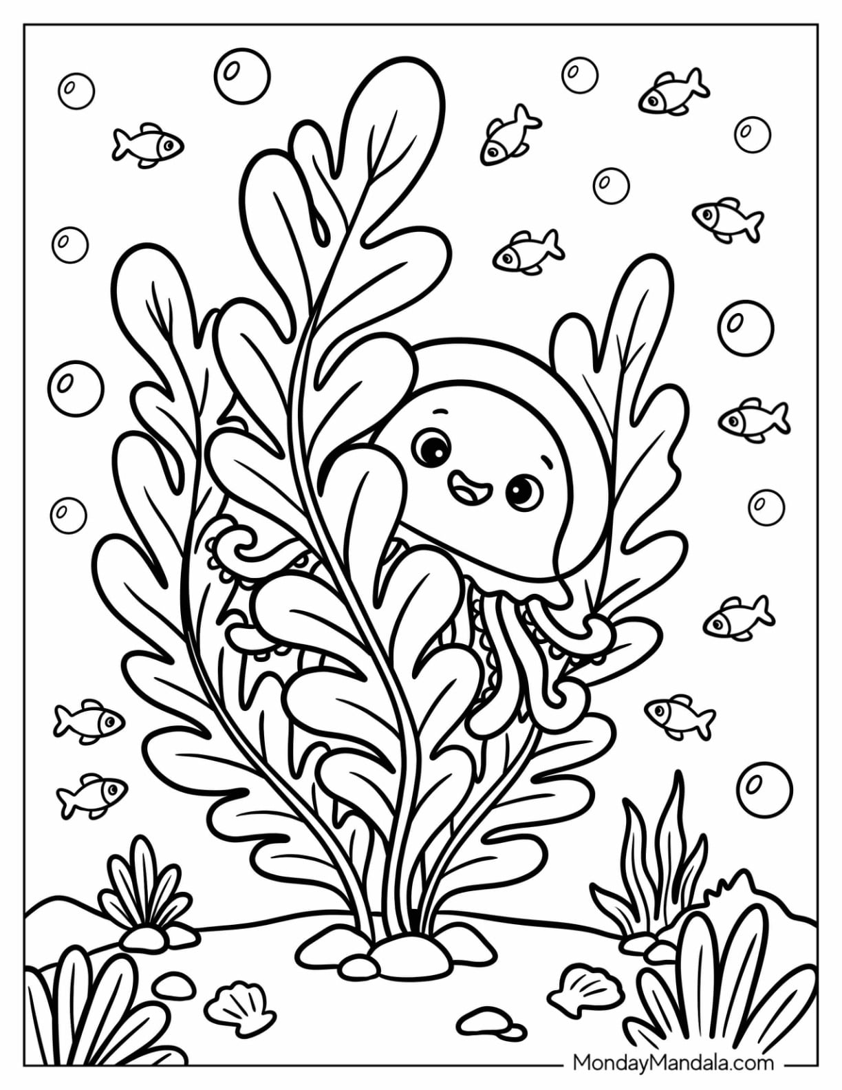 38 Jellyfish Coloring Pages (Free PDF Printables)