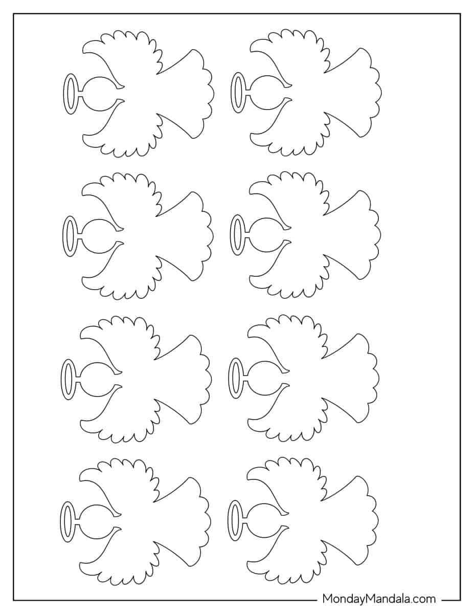 60 Angel Templates (Free PDF Printables)
