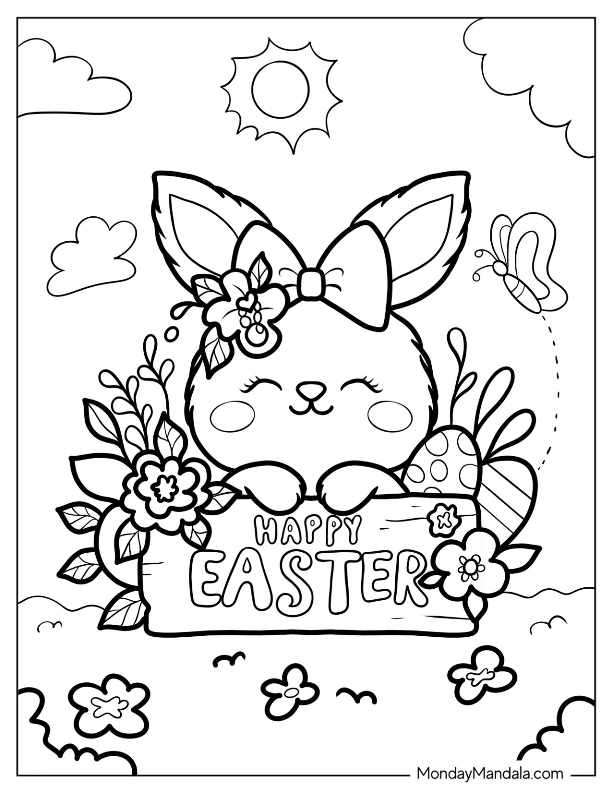Free Printable Easter Coloring Pages For Kids Pdf Infoupdate Free Printable Easter Coloring Pages For Kids Pdf Infoupdate