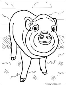 36 Pig Coloring Pages (Free PDF Printables)