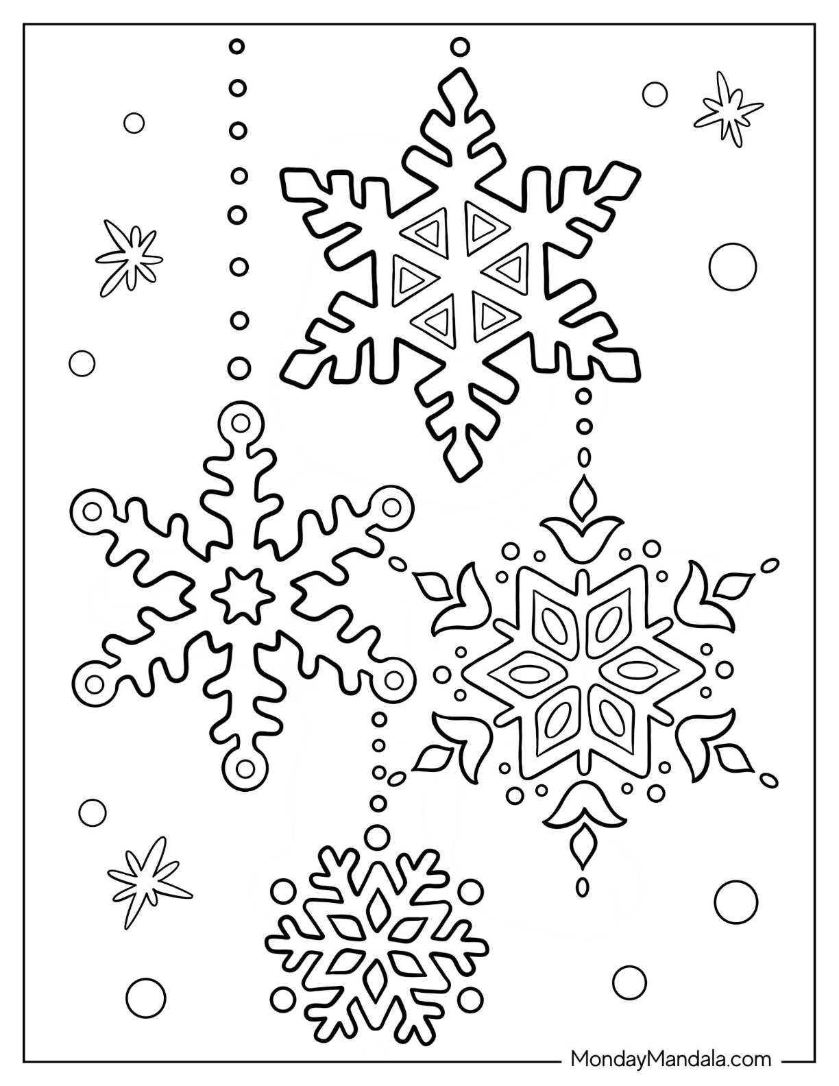 25 Snowflake Coloring Pages Free PDF Printables 25 Snowflake Coloring Pages Free PDF Printables