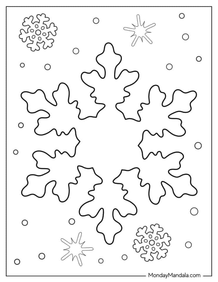 60 Winter Coloring Pages (Free PDF Printables)