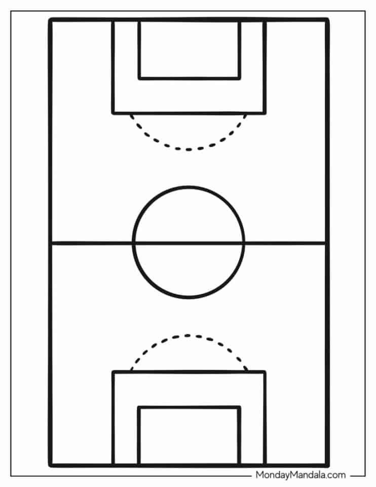 30 Soccer Coloring Pages (Free PDF Printables)