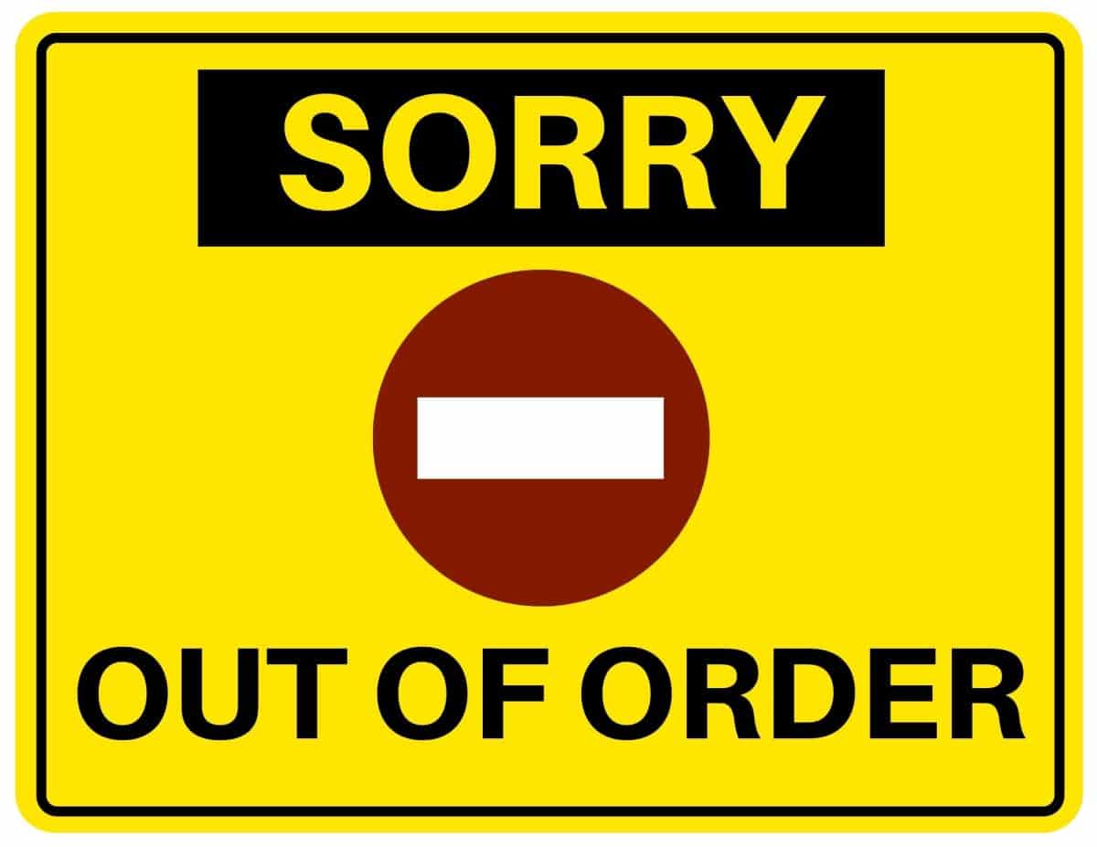 Out Of Order Signs (5 Free PDF Printables)