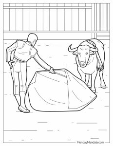 20 Bull Coloring Pages (Free PDF Printables)