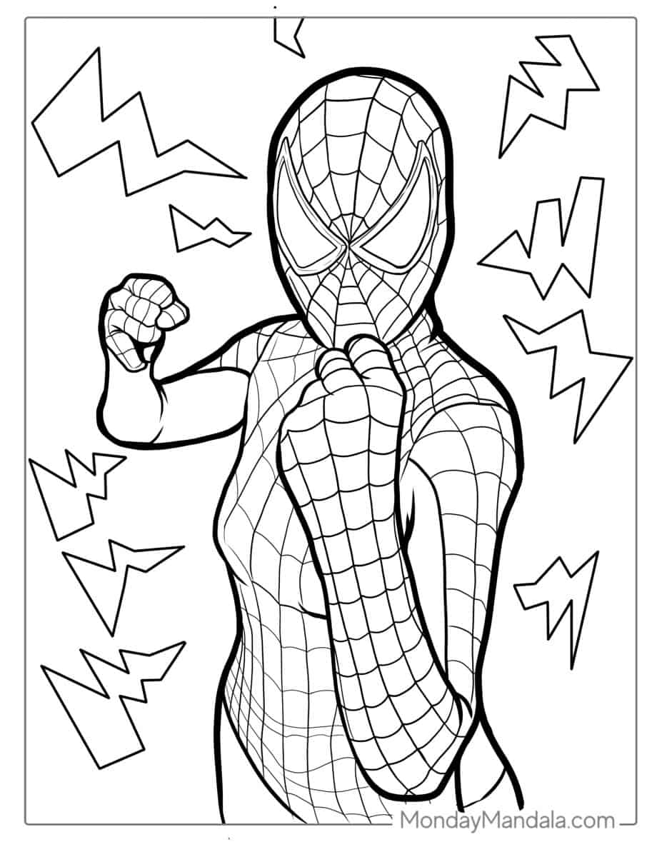 40 Spider - free printable spiderman colouring pages and - 办公设备维修网