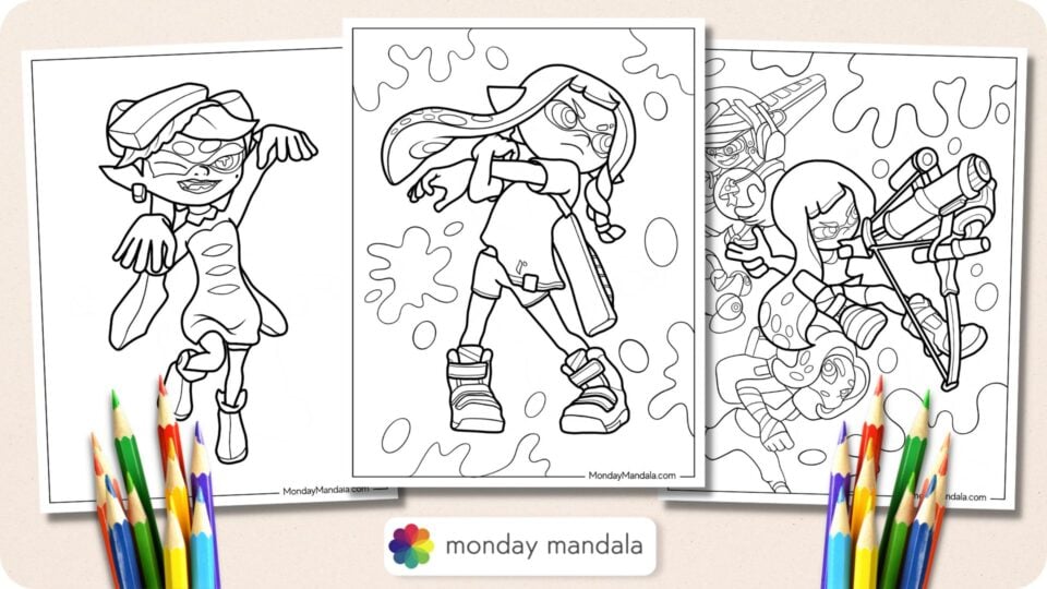 24 Splatoon Coloring Pages (Free PDF Printables)