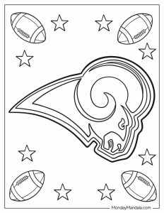 42 Football Coloring Pages (Free PDF Printables)