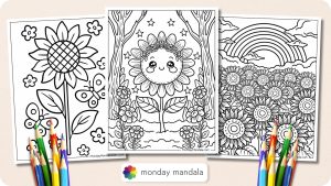 59 Sunflower Coloring Pages (Free PDF Printables)