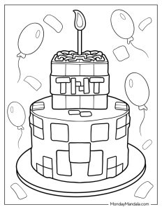 38 Cake Coloring Pages (Free PDF Printables)