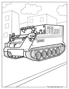 22 Tank Coloring Pages (Free PDF Printables)