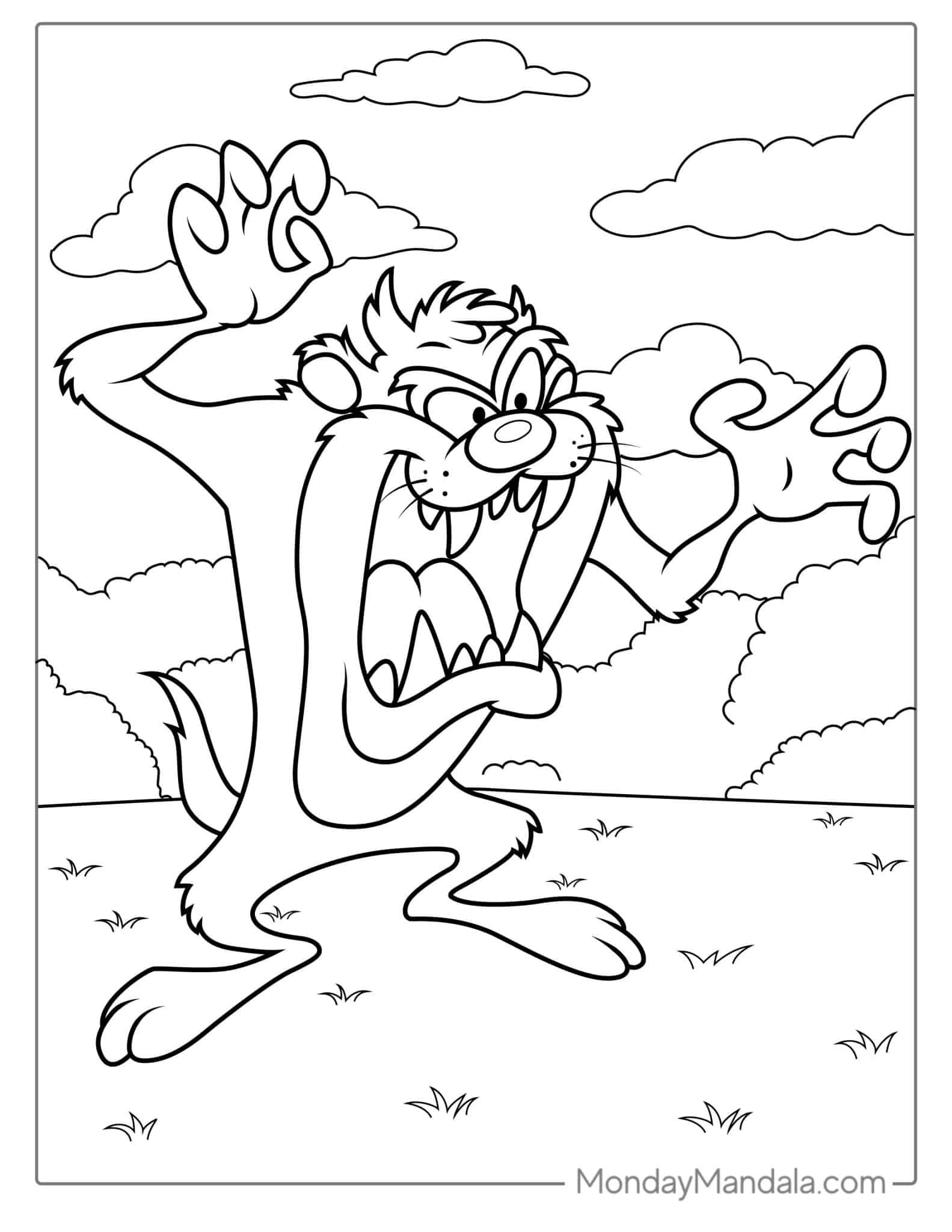 32 Looney Tunes Coloring Pages (Free PDF Printables)