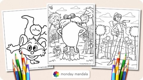 18 The Lorax Coloring Pages (Free PDF Printables)