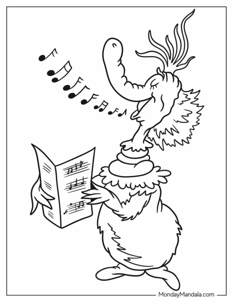 22 Dr. Seuss Coloring Pages (Free PDF Printables)