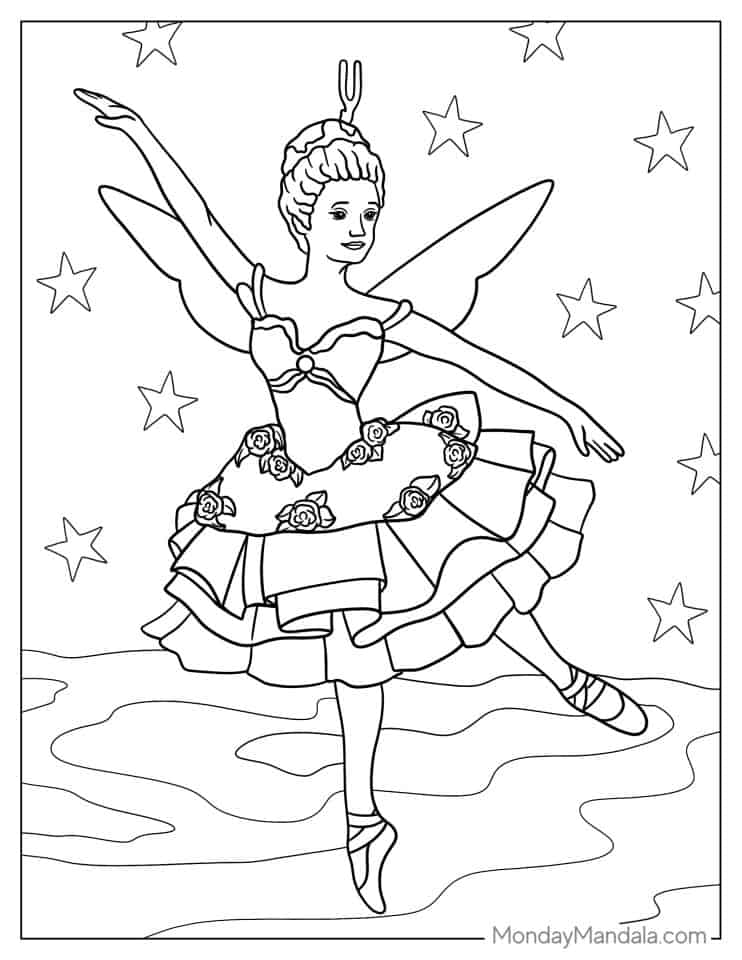 24 Nutcracker Coloring Pages (Free PDF Printables)