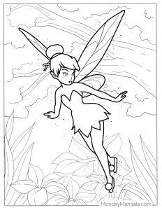 20 Tinker Bell Coloring Pages (Free PDF Printables)