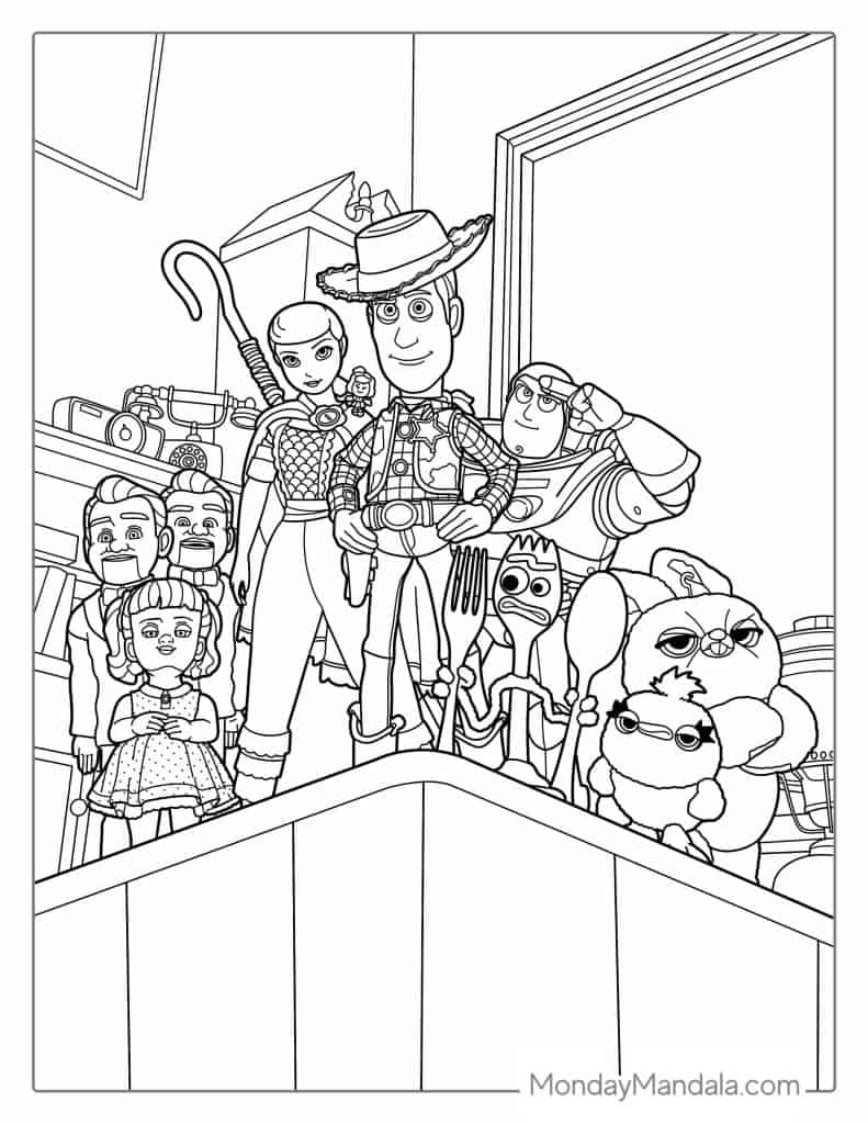 Toy Story Coloring Pages All Characters Toy Story Coloring Pages All Characters