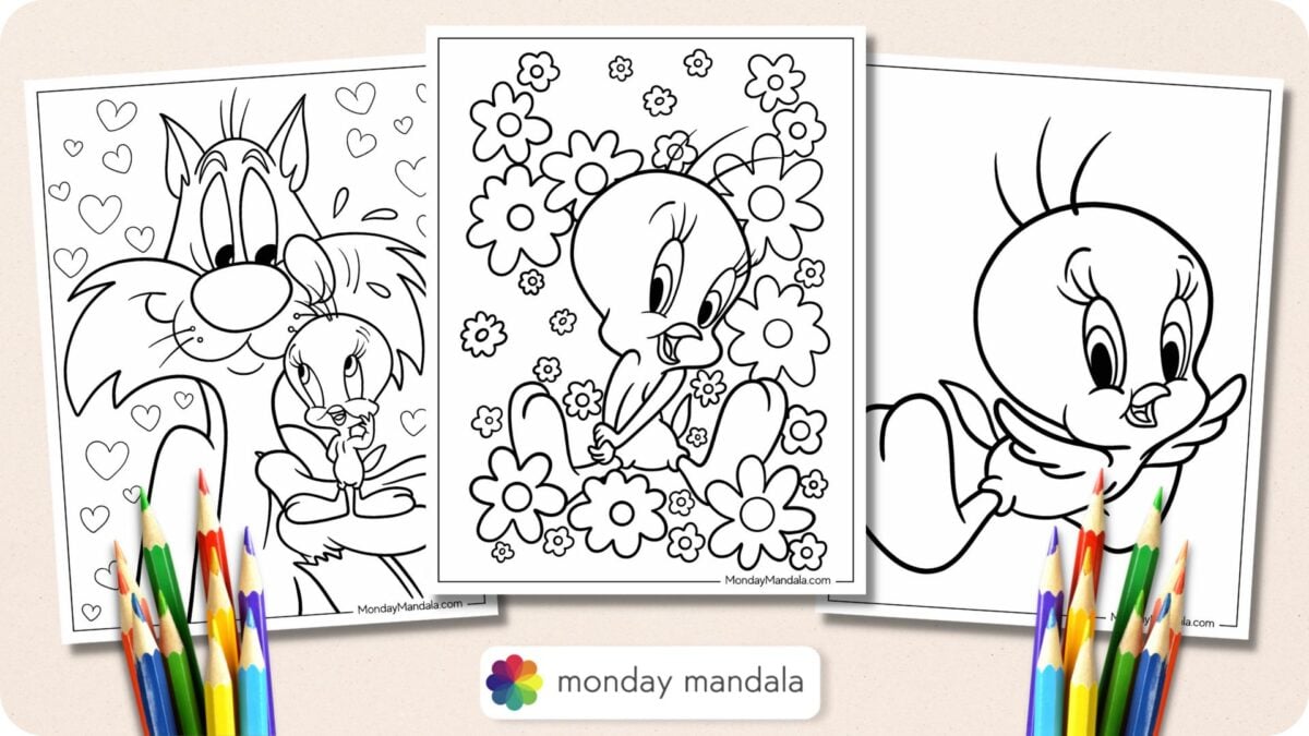 20 Tweety Bird Coloring Pages (Free PDF Printables)