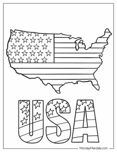 20 American Flag Coloring Pages (Free PDF Printables)