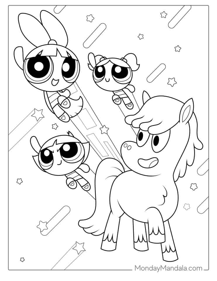 28 Powerpuff Girls Coloring Pages (Free PDF Printables)